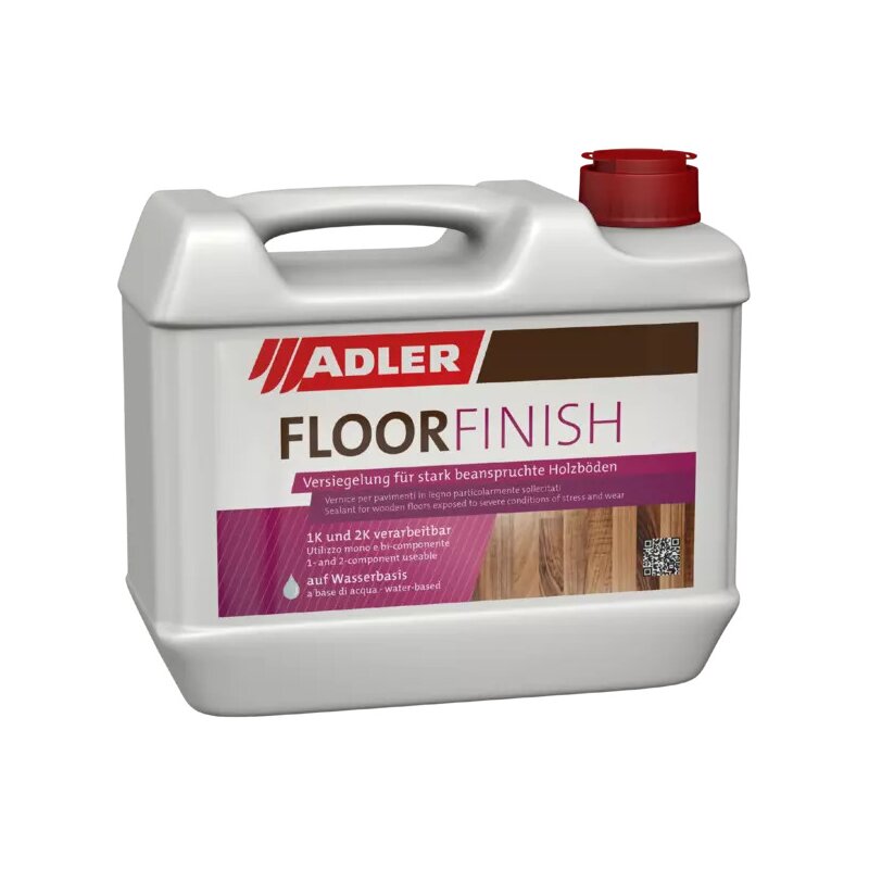Adler Floor-Finish 1K- und 2K-Wasser-Parkettlack 4,5 Liter, 175,01